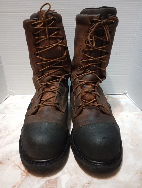 RED WING BOOT 4499 MEN 10-INCH WATERPROOF SAFETY TOE NETGUARD Sz 13 E2 ...