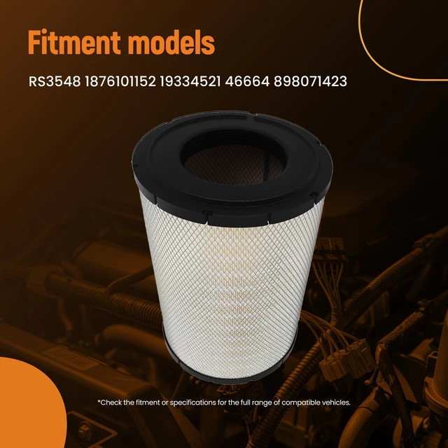 ENGINE AIR FILTER for John Deere Motor Grader 772CH Replaces RS3548 ...