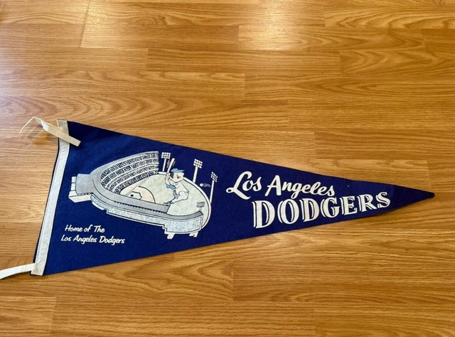 LOS ANGELES DODGERS Pennant Flag 1960s-1970s $35.00 - PicClick