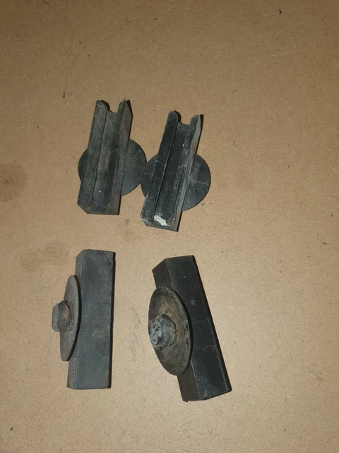 FORD CAPRI MK3 FRONT REAR BUMPER END CAP CLIPS 2.0s 3.0s 2.8i 280 LASER ...