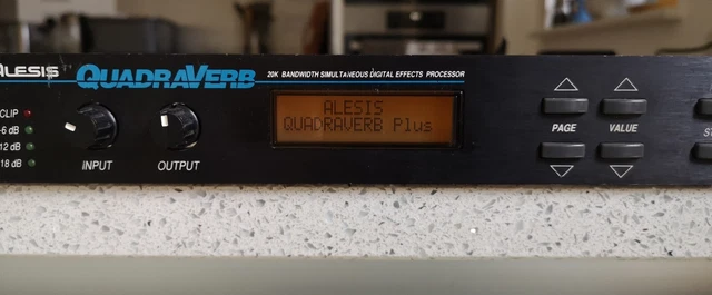 VINTAGE ALESIS QUADRAVERB Plus ~ full working condition ~ Alesis PSU £ ...