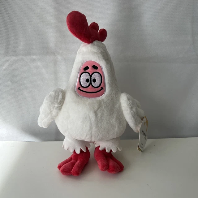 NICKELODEON SPONGEBOB SQUAREPANTS Patrick Plush As Chicken Soft Toy 11 ...