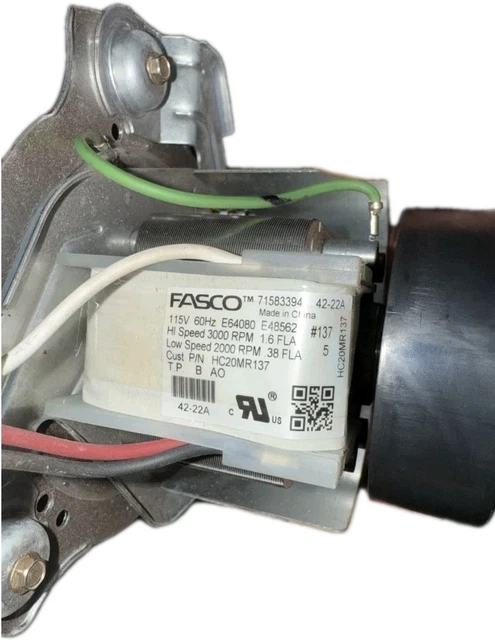 FASCO 115V 60HZ 3000RPM Inducer Motor Kit For Carrier 58SC0A110E241320 ...
