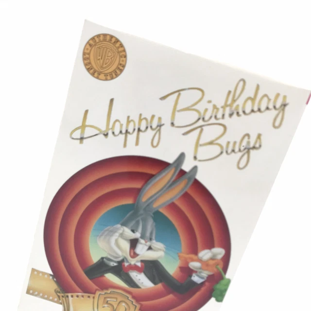 LOONEY TUNES HAPPY Birthday Bugs VHS 50 Looney Years Bunny Porky Pig ...