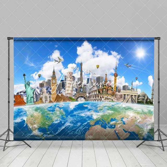 WELCOME TO PARIS Eiffel Tower World Photo Backdrop $36.09 - PicClick AU