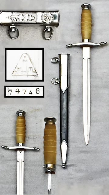 VERY RARE GERMAN Rda / Gdr Officer Dagger, Cold War, No Sword, 1950-60 ...