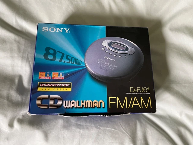 SONY D-FJ61 CD Walkman Discman Personal Stereo FM AM Radio Compact Disc ...