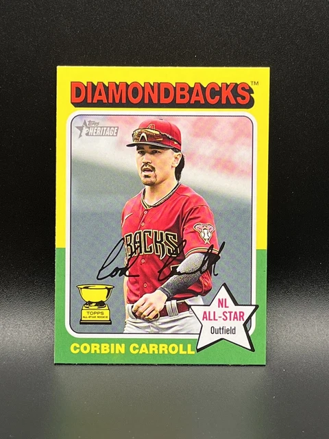 CORBIN CARROLL 2024 Topps Heritage #372 Arizona Diamondbacks Baseball Card EUR 1,11 - PicClick IT