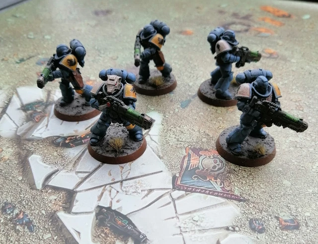 WARHAMMER 40K 5 space marines hellblaster space wolf EUR 10,00 ...