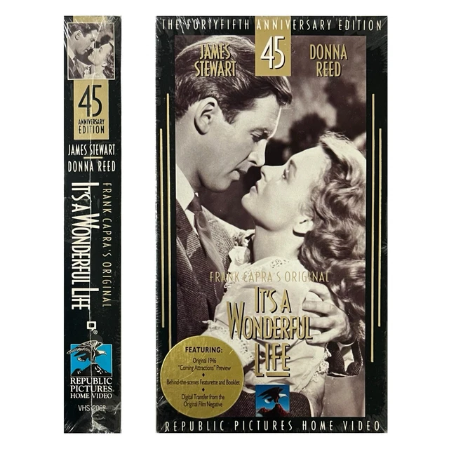 IT’S A WONDERFUL Life (VHS, 1946) 45th Anniversary Edition - NEW SEALED ...