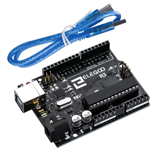 ELEGOO UNO R3 Board Scheda ATmega328P ATMEGA16U2 con Cavo USB ...