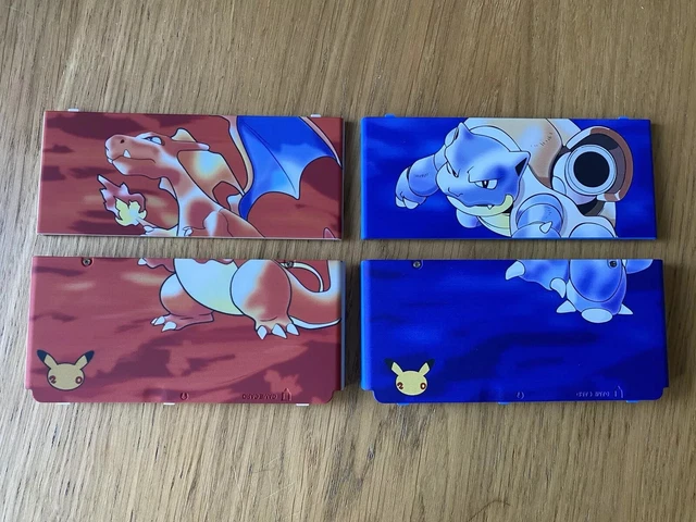NEW NINTENDO 3DS Cover Plates - Pokemon 20th Anniversary Blastoise ...
