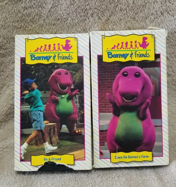BARNEY AND FRIENDS VHS Be a Friend And Down on Barneys Farm 1992 Time ...