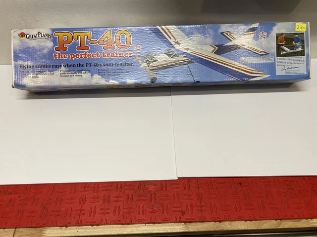 VINTAGE GREAT PLANES PT-40 RC Airplane Kit, Remote Control Trainer kit ...