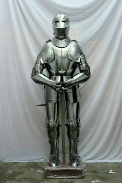 MÉDIÉVALE KNIGHT SUIT De Armor Crusader Combat Complet Corps Wearable ...