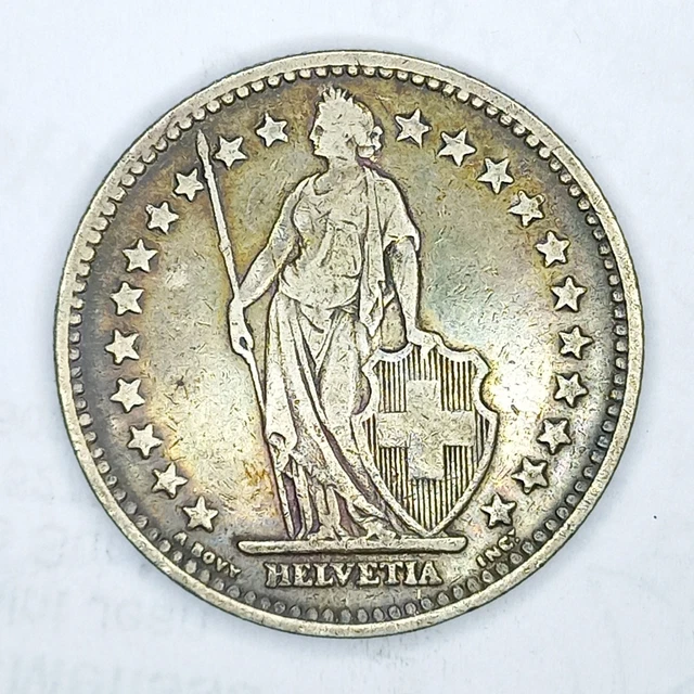 PIÈCE 2 FRANCS – Suisse 🇨🇭 – 1886 – Argent – REF0627A EUR 33,00 ...