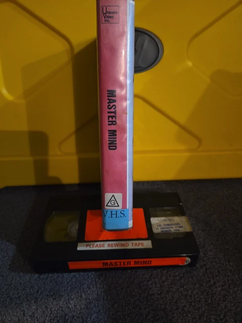 MASTER MIND VHS Video, Big Box Clamshell Ex-Rental Unicorn Video Zero ...