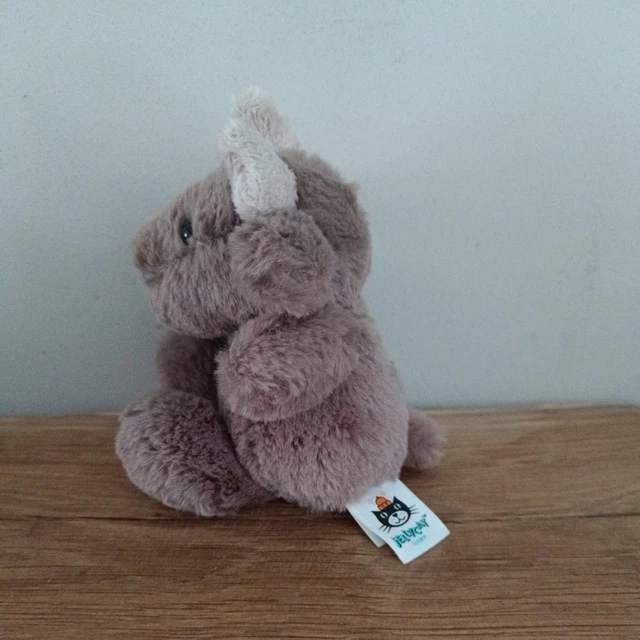 JELLYCAT BABY POPPET Small Brown Reindeer Plush - Rare & Retired £22.00 ...
