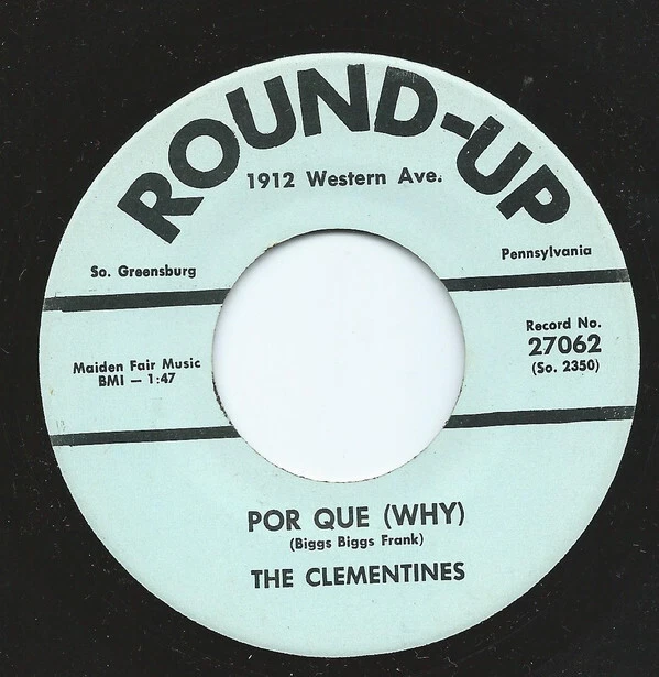 THE CLEMENTINES - Por Que Why / Easy Rider - Record vinyle d'occasion 7 ...