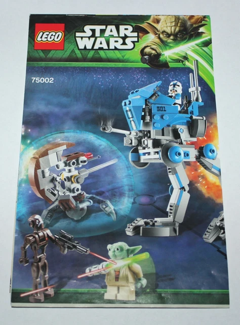 NOTICE LEGO STAR Wars 75002 AT-RT Manuel d’instruction montage EUR 7,99 ...