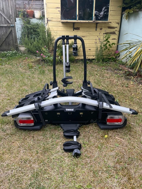 THULE VELOCOMPACT 927 Towbar Bike Rack with Extension for Fourth Bike £ ...