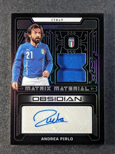 2022-23 PANINI OBSIDIAN ANDREA PIRLO /30 Patch Auto Matrix #MMA-AP ...