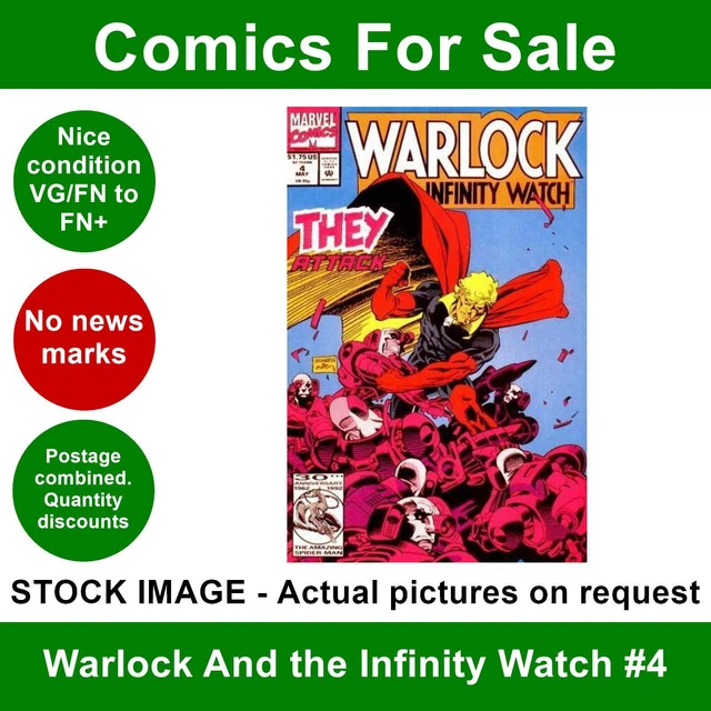 MARVEL WARLOCK AND the Infinity Watch #4 comic VG/FN+ 01 May 1992 EUR 5,84 - PicClick IT