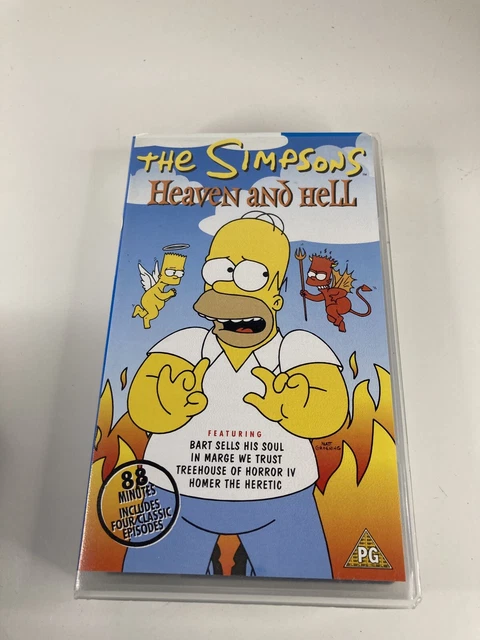 THE SIMPSONS HEAVEN And Hell VHS Tape - Rare video £4.30 - PicClick UK