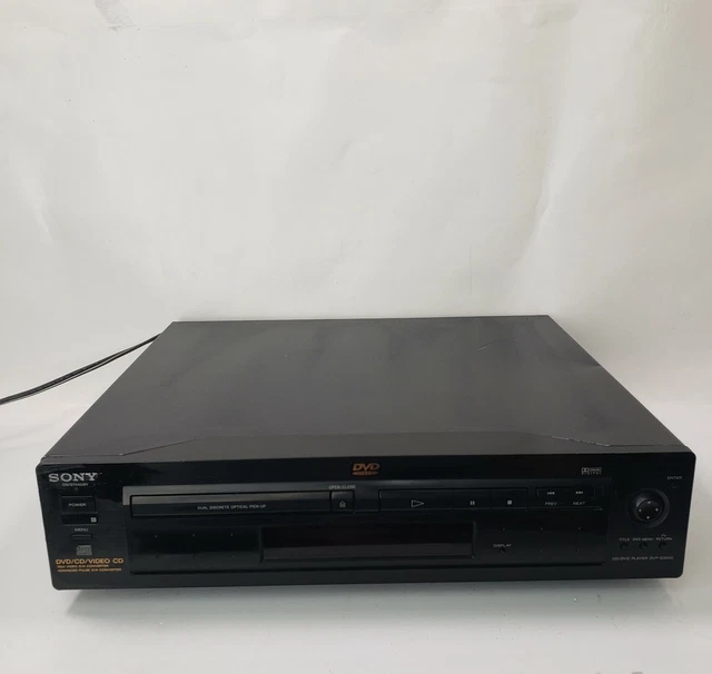 SONY DVP-S3000 SINGLE Disc DVD/CD/VCD Player w/Digital Excellent ...