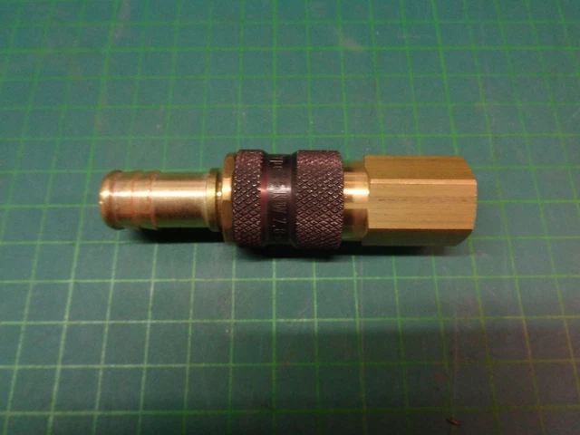 1 X RECTUS Type 25 NW 7.8 Schnellkupplung mit Stecknippel für Schlauch ...