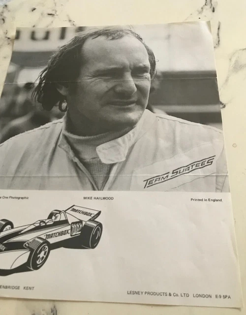 MATCHBOX TEAM SURTEES Mike Hailwood photosheet 1970s £4.99 - PicClick UK