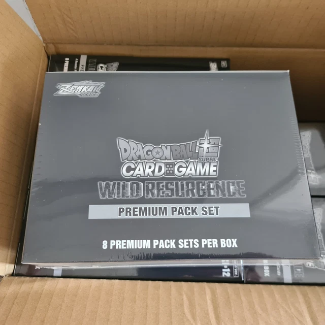 DRAGON BALL SUPER Zenkai 04 Wild Resurgence Premium Pack Display Case ...