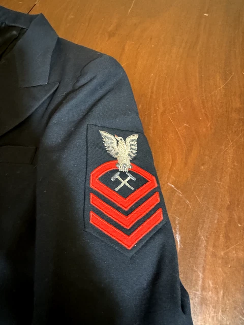 WW2 US NAVY Enlisted Cheif Petty Officer Service Dress Uniform JOSEPH ...