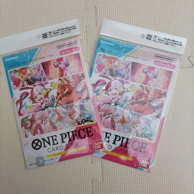 ONE PIECE CARD Game Premium Card Collection Uta 6 Cards Bandai Set of 2 ...