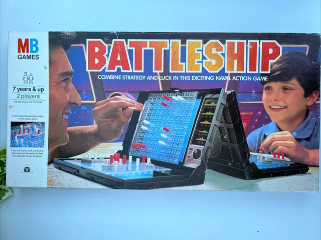 VINTAGE MB GAMES 1993 Battleship Classic strategy Board Game ...