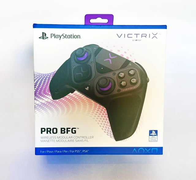 PDP VICTRIX PRO BFG Wireless Gaming Controller Sony PS5/PS4/PC Black ...