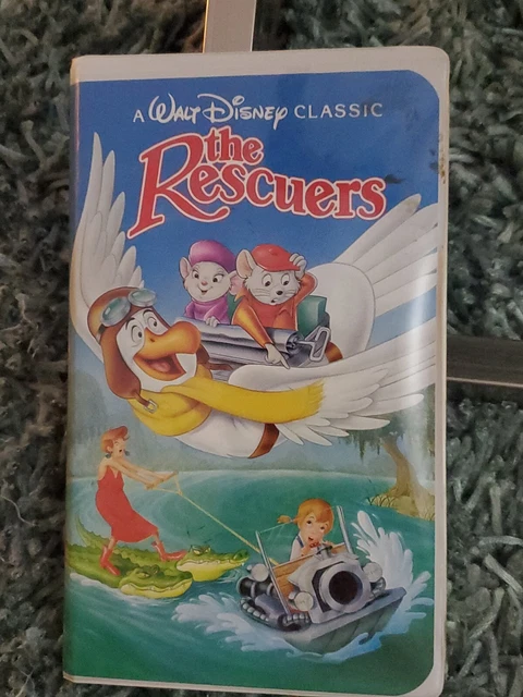 THE RESCUERS VHS, 1992 Walt Disney Classic Black Diamond Edition $4.06 ...