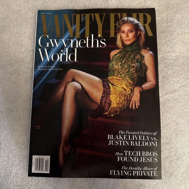 VANITY FAIR MAGAZINE April 2025 GWYNETH PALTROW Blake Lively Justin ...