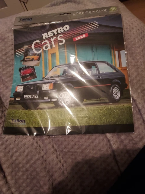 TALLON RETRO CARS 2026 Calendar £2.21 - PicClick UK
