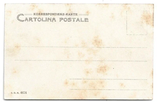 CARTOLINA DI TRIESTE ,MOLO S. CARLO - Ed. SAUL DAVID MODIANO 1900 Ca ...
