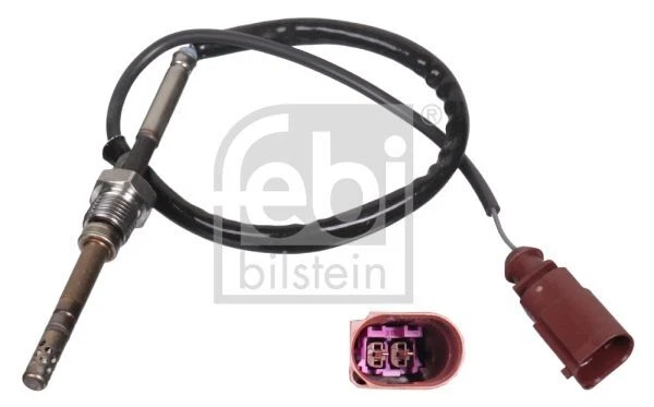 SENSORE TEMPERATURA GAS di scarico prima filtro antiparticolato Febi Bilstein 100851 anteriore ...