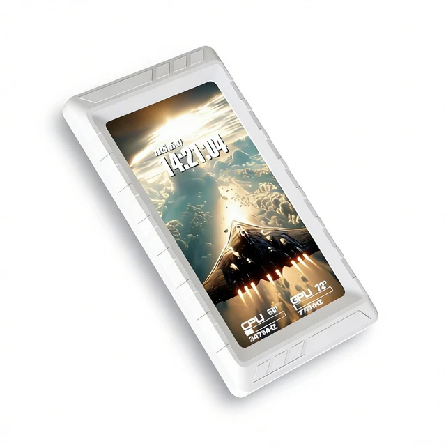 MIRABOX D5 5 Inch USB Secondary Display with Real Time Clock and Media ...