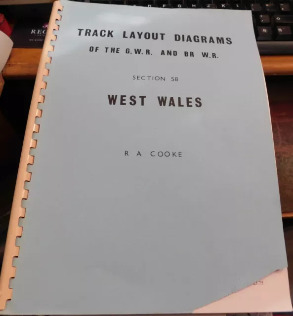 TRACK LAYOUT DIAGRAMS Gwr, Br-Wr Section 58 West Wales R.a. Cooke £12. ... TRACK LAYOUT DIAGRAMS Gwr, Br-Wr Section 58 West Wales R.a. Cooke £12. ...