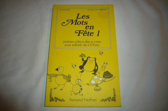LES MOTS EN fete niv.1 (Poesie) | Très bon état EUR 3,00 - PicClick FR