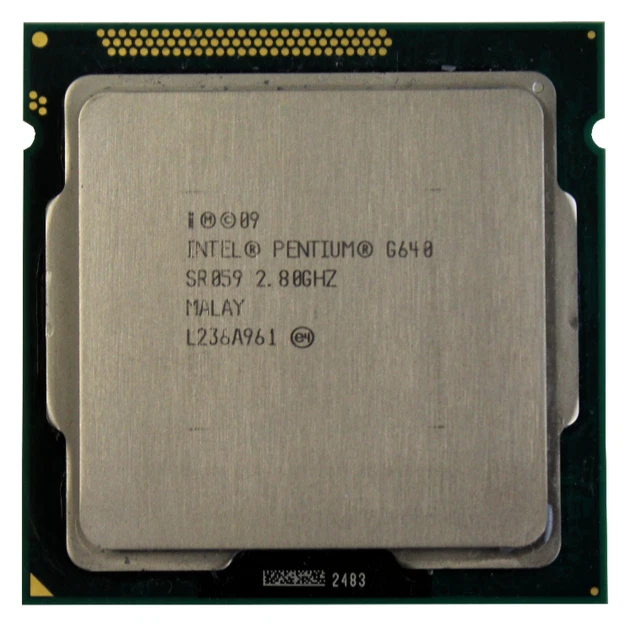 INTEL PENTIUM G640 Prozessor CPU 2,80 GHz Sockel LGA 1155 EUR 2,80 ...