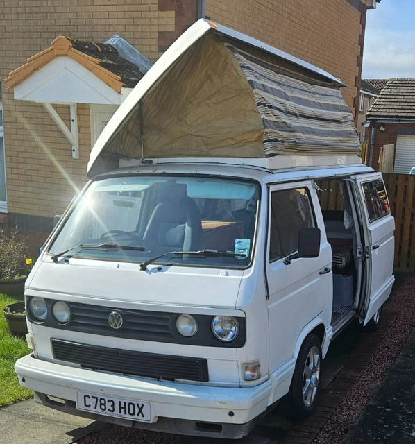 VW T25 TRANSPORTER camper van, side pop-top £3,250.00 - PicClick UK