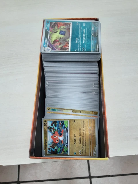 LOT DE 150 cartes Pokémon holo et reverse écarlates et violet sans ...