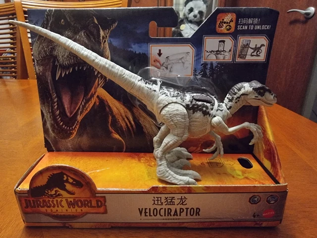 JURASSIC WORLD DOMINION Legacy Collection White Velociraptor Dinosaur ...