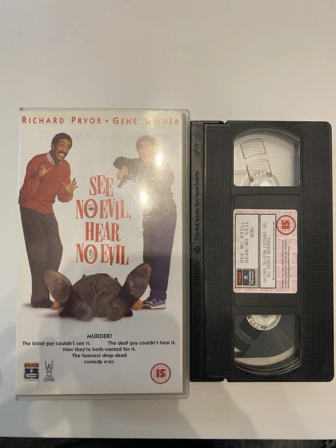 SEE NO EVIL, Hear No Evil Vhs Video Richard Pryor Gene Wilder £9.99 ...