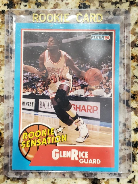 1990 FLEER GLEN Rice Rookie #101 Miami Heat !!! EUR 1,96 - PicClick FR